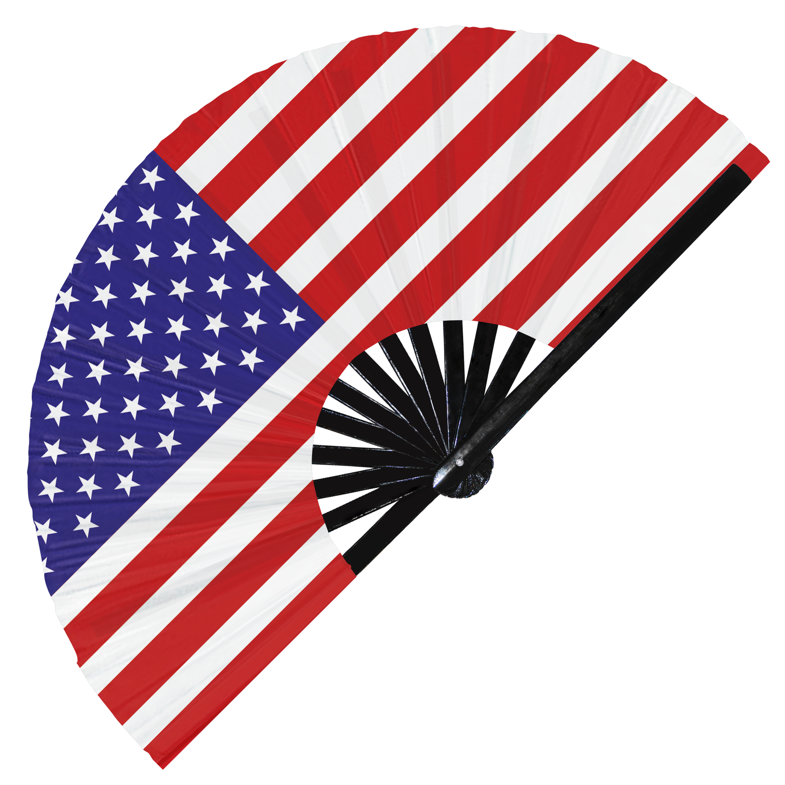 National Flags US Bamboo Hand Fan