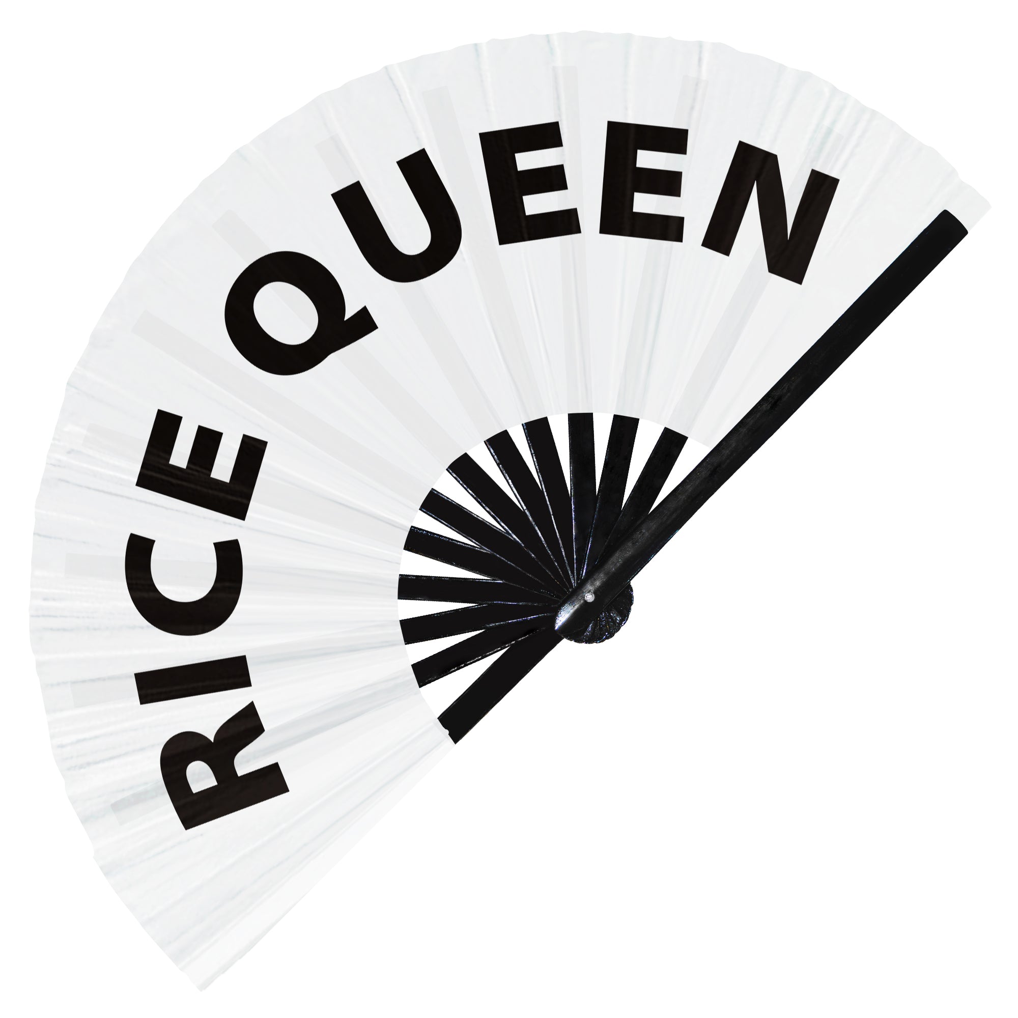 Rice Queen Bamboo Hand Fan