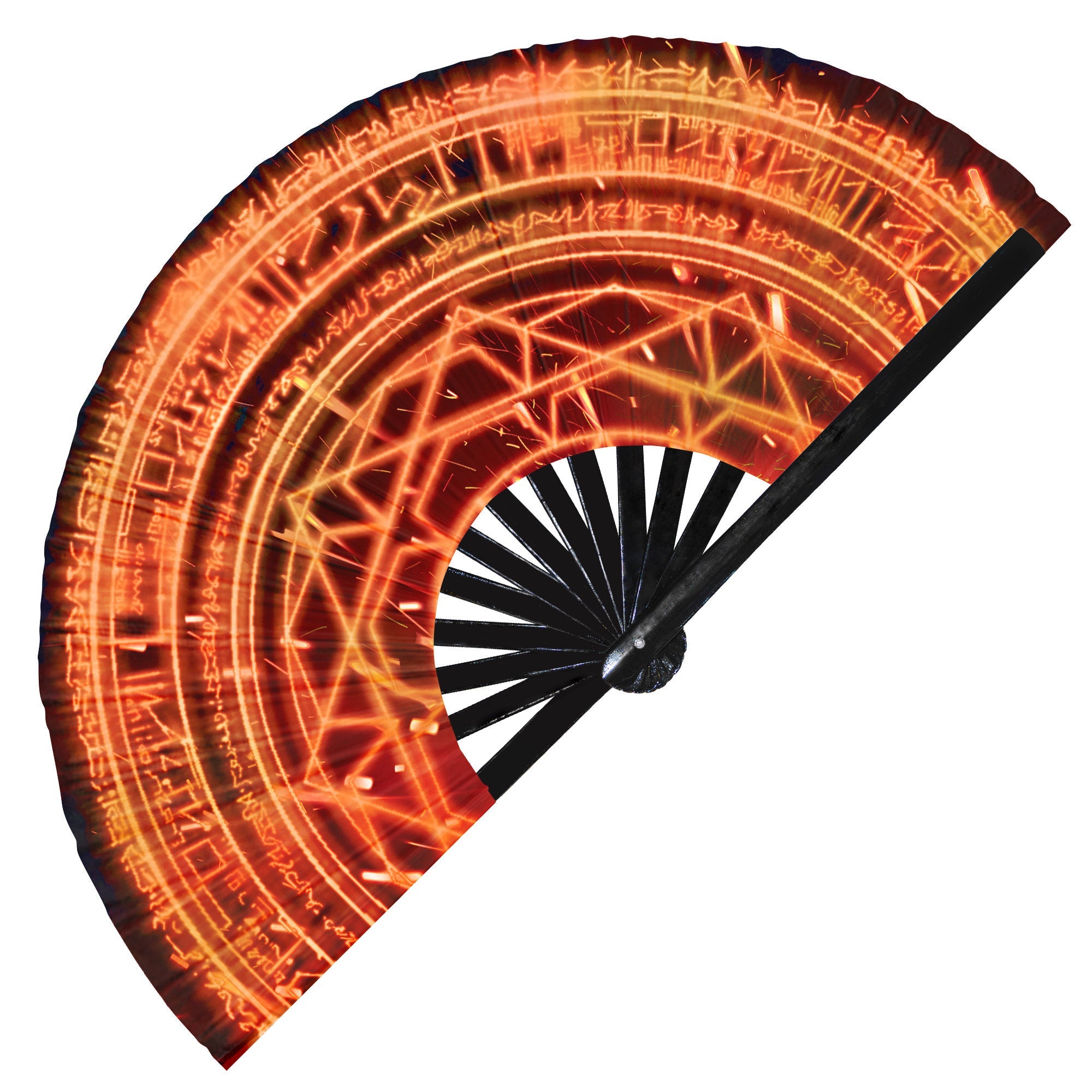 Magic Shield Hand fan UV Glow