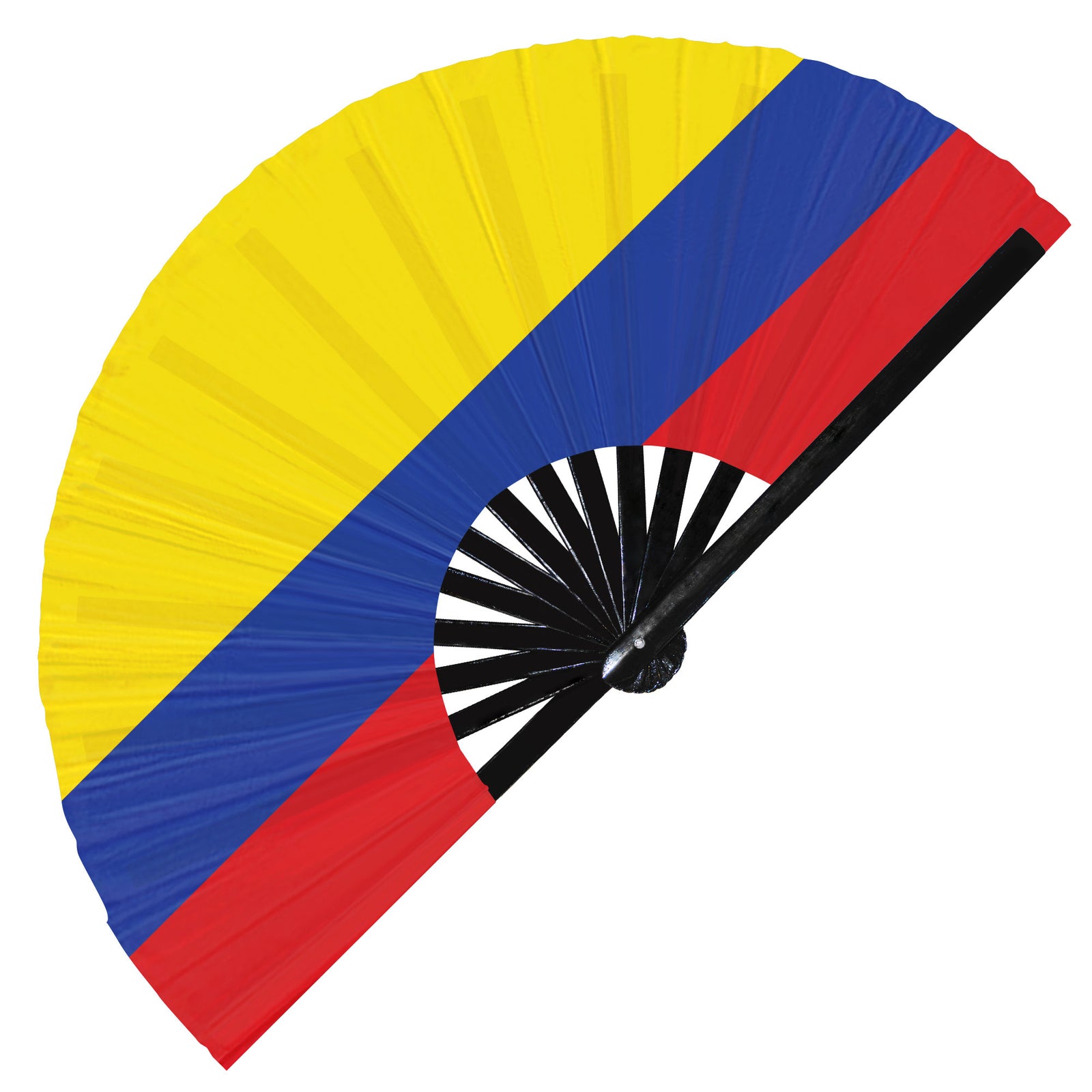 National flags foldable hand fans | USA Argentina Barbados Brazil Cana